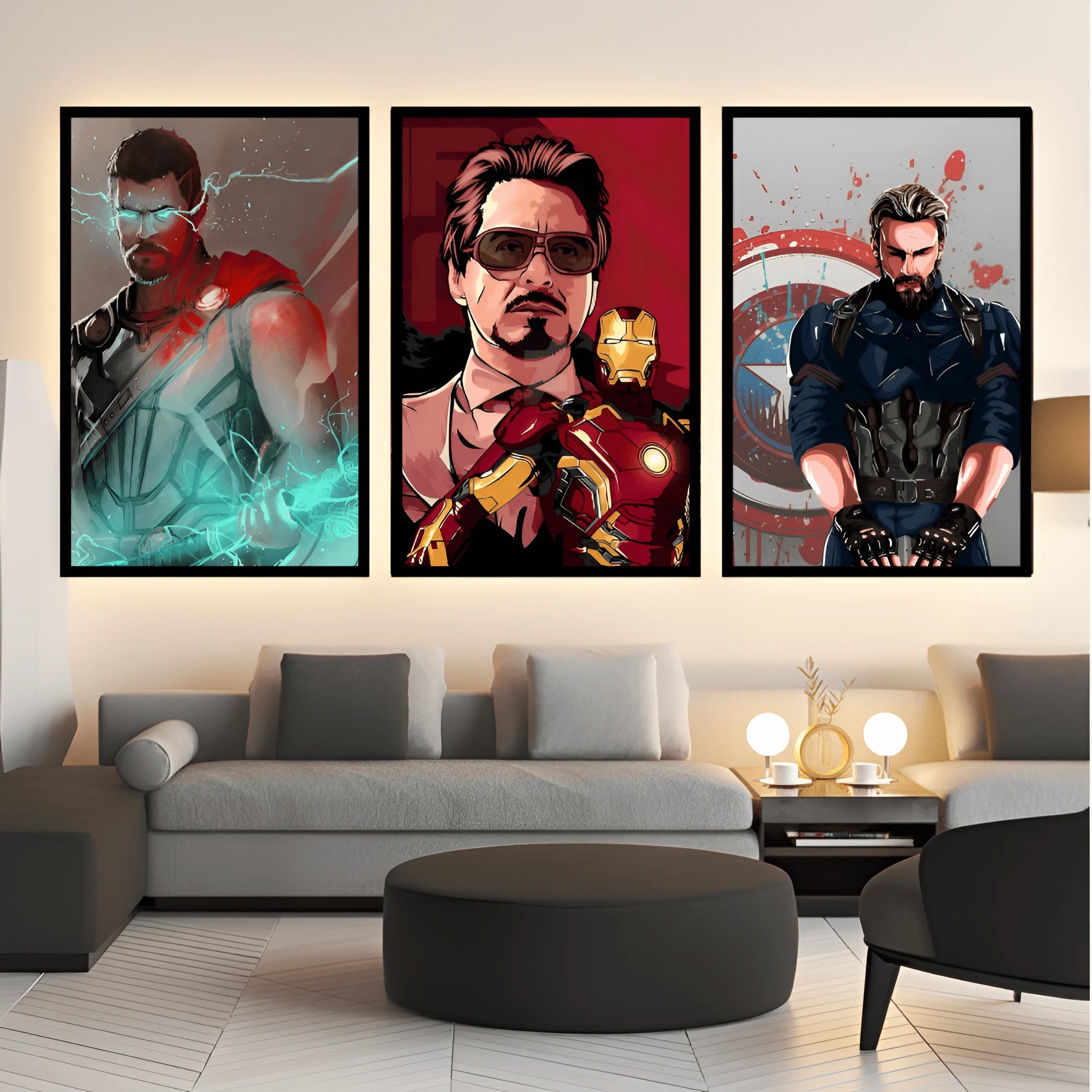 Avengers of Inspiration | Set of 3 Superhero Frames – Decoria Frames