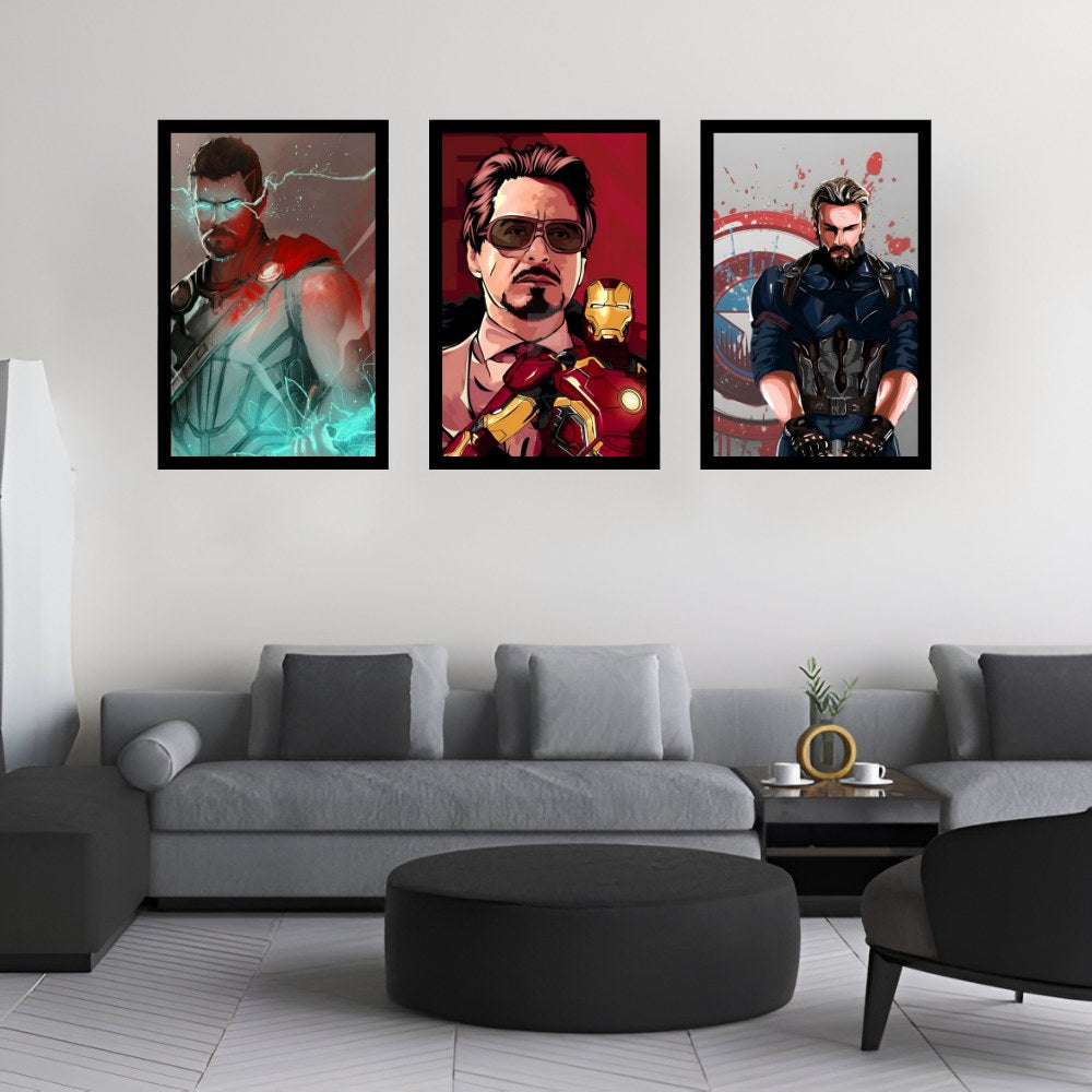 Avengers of Inspiration | Set of 3 Superhero Frames – Decoria Frames