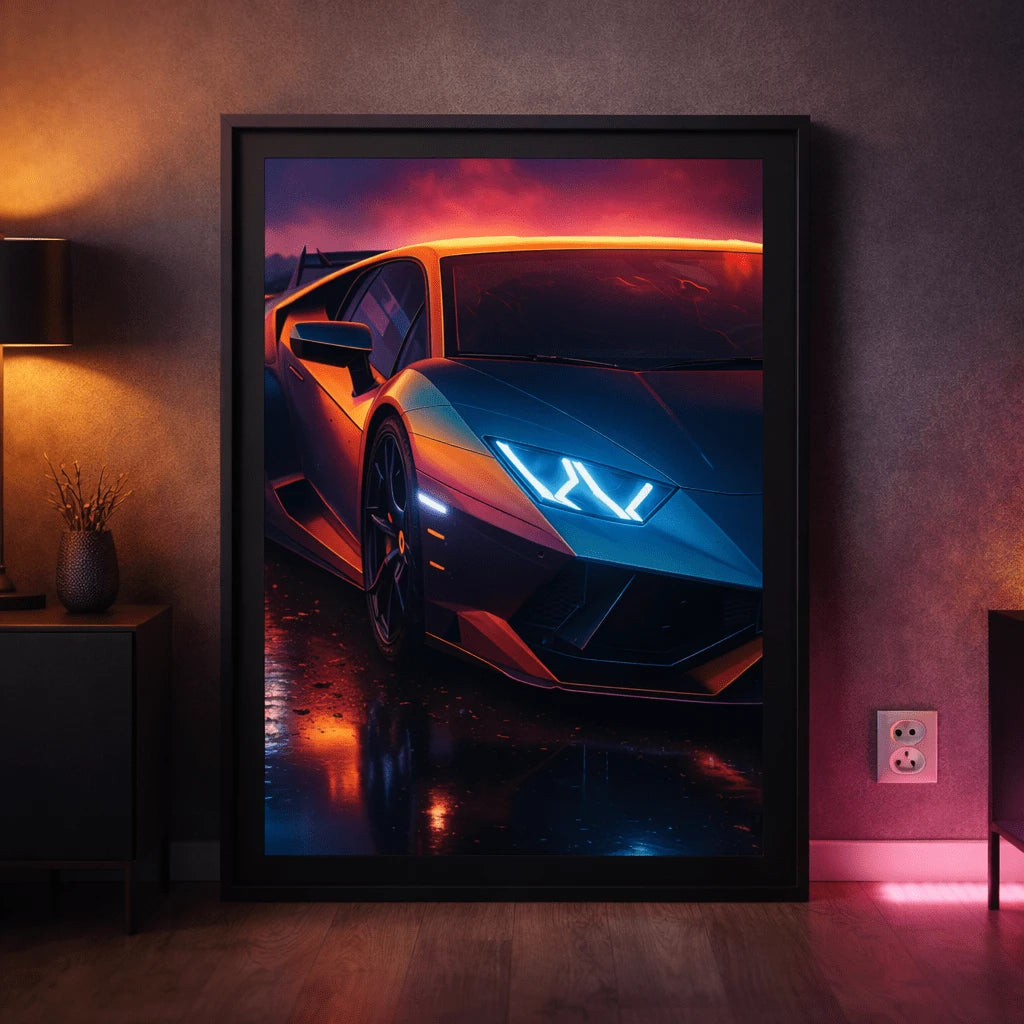 Neon Apex – Drive Beyond Limits – Decoria Frames