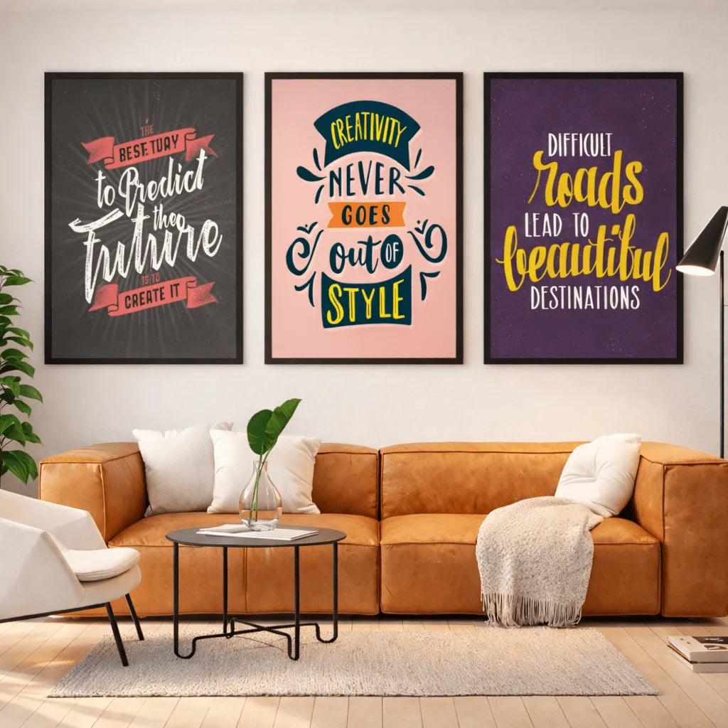 Pursuit of Excellence | Set of 3 Inspirational Frames – Decoria Frames